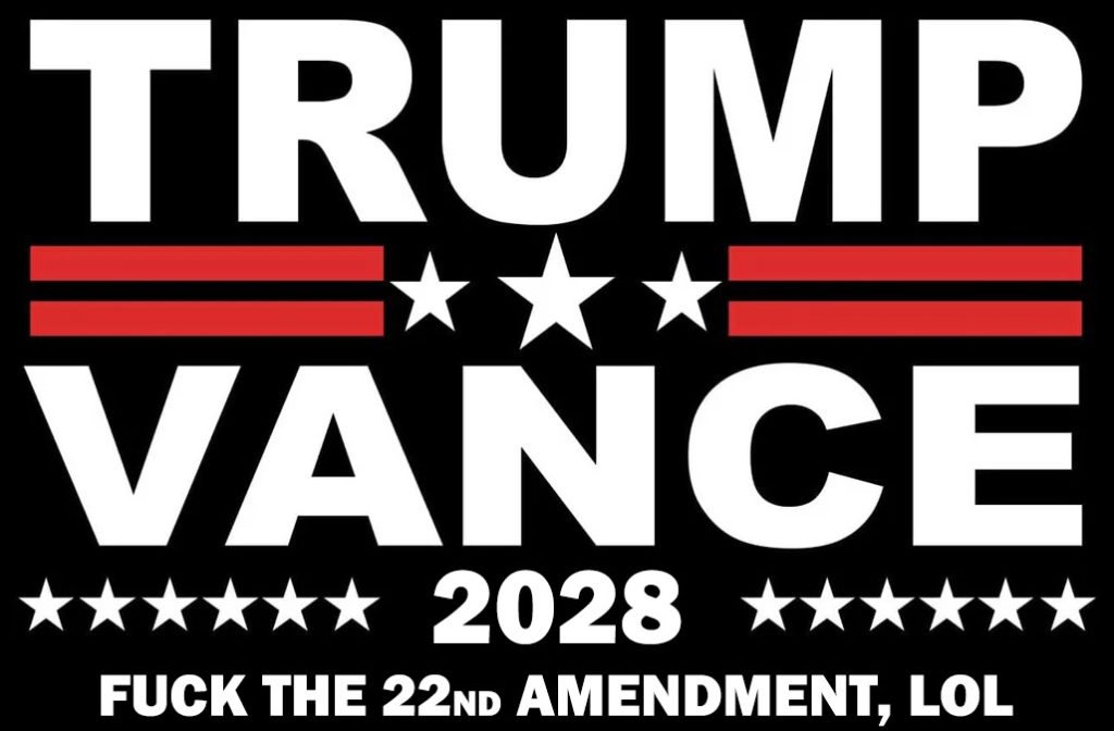 "New bill would give President Trump a THIRD TERM" - National Zero