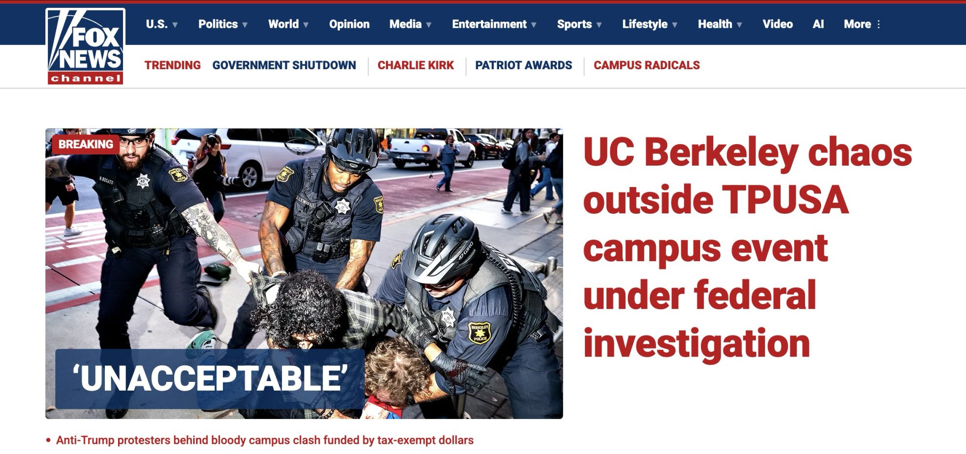 Fox News covers White House response to damning Epstein emails ...